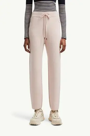 Moncler Wool And Cashmere Blend Jogger - Pink