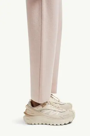 Moncler Wool And Cashmere Blend Jogger - Pink