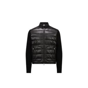 MONCLER BLACKジップアップジャケット Moncler ジップアップ シャツジャケット | ブラック | FARFETCH JP