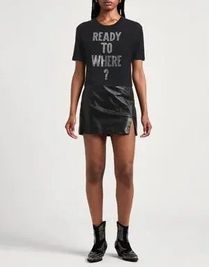 Moschino T-shirt With Print And Crystals