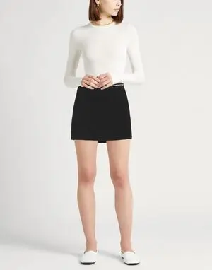 N°21 Mini Tweed Skirt With Crystals
