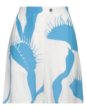 FERRAGAMO Twill Shorts - Azure