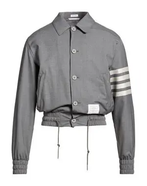 Thom Browne Button Detailed Outerwear For Men