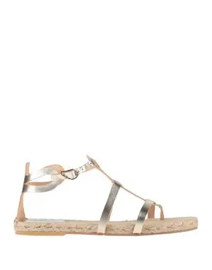 CastaÑer Leather Espadrille Sandals