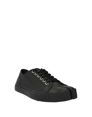 MAISON MARGIELA Leather Low-top Sneakers - Black