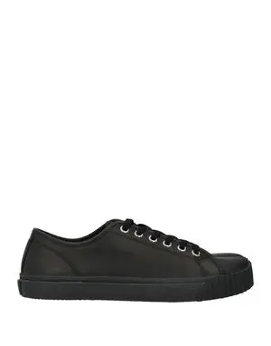 MAISON MARGIELA Leather Low-top Sneakers - Black