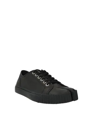 MAISON MARGIELA Leather Low-top Sneakers - Black