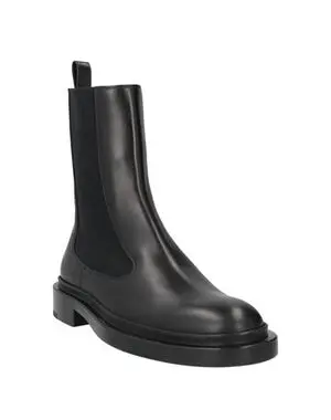 JIL SANDER Leather Chelsea Boots - Black