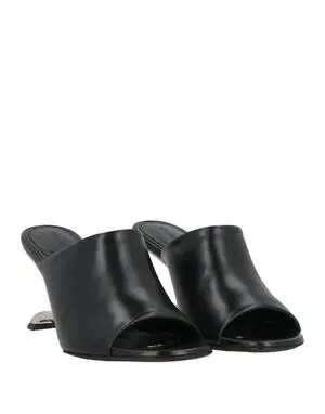 Alexander McQueen Leather Slide Sandals