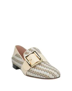 Bally Woven Loafers With Brand Logo