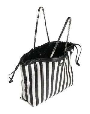 Moschino Leather Striped Tote
