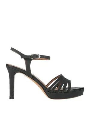 Two Tone Ankle Strap Sandals For Women