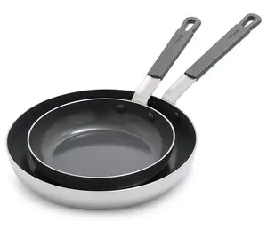 BOBBY FLAY BY GREENPAN Nonstick Ss 8' And 10' F Rypan Set - One-color
