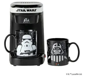 UNCANNY BRANDS Star Wars Single-serve Coffee Ma Ker W/ Mugs - One-color