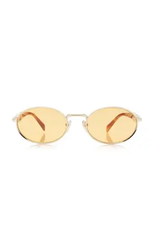 Prada Oval Sunglasses - Orange