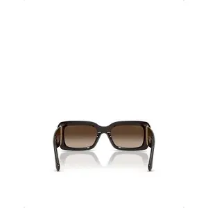 Chanel Ch5534 Rectangle-frame Sunglasses - Brown