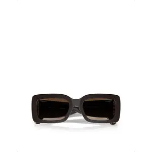 Chanel Ch5534 Rectangle-frame Sunglasses - Brown