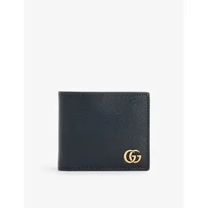 Gucci Marmont Bi-fold Leather Wallet - Nero