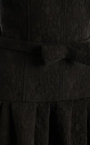 Carolina Herrera Bow-detailed Mini Dress