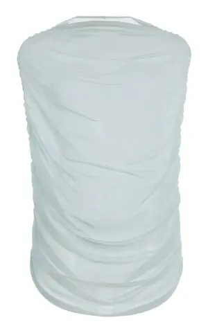 Brandon Maxwell Lyra Shirred Knit Top - Blue