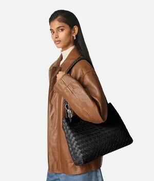 BOTTEGA  VENETA Intrecciato Leather Andiamo Bag