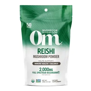 OM MUSHROOM Reishi Mushroom Superfood Powder 100 Grams - One-color