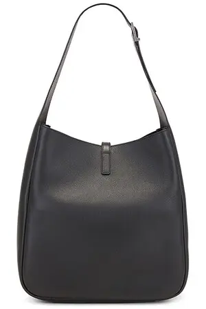 Saint Laurent Large Le 5 A 7 Supple Hobo Bag - Nero