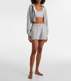 Alo Yoga Low Key Cotton-blend Shorts