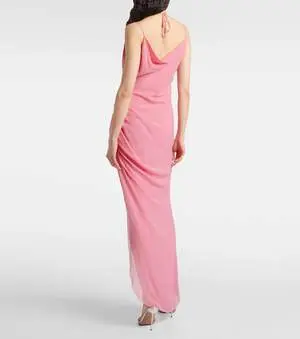 Blumarine Georg Embellished Maxi Dress