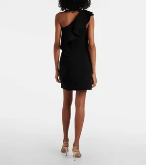 Max Mara Giacomo Ruffled Minidress - Black