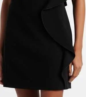 Max Mara Giacomo Ruffled Minidress - Black