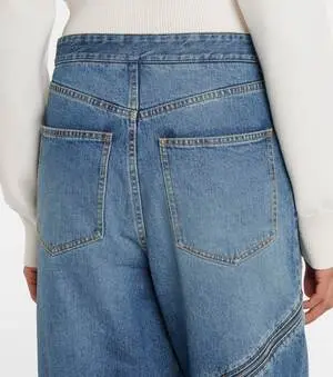 Alaïa Zip-up Wide-leg Jeans