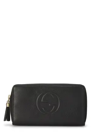 Gucci Soho Zip Around Wallet - Black