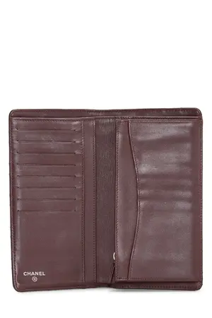 Chanel Quilted Lambskin Classic Long Yen Wallet