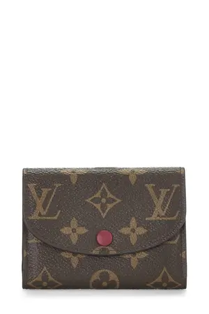 LOUIS VUITTON Monogram Rosalie Coin Purse - Brown
