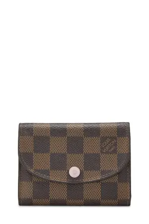 LOUIS VUITTON Monogram Rosalie Coin Purse - Brown