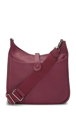 Hermès Evelyne Iii Bag In Tosca Clemence Leather - Pink
