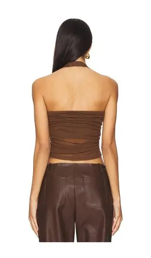 SOVERE / Thea Mesh Halterneck Top
