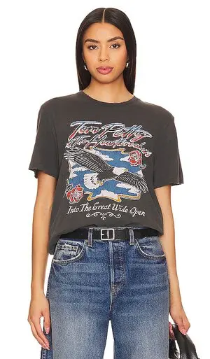 Junk Food Tom Petty Eagle Graphic T-shirt - Black