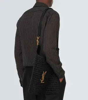 Saint Laurent Oxalis Mesh Shoulder Bag