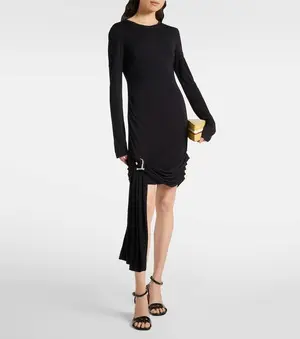 JW Anderson Draped Jersey Midi Dress