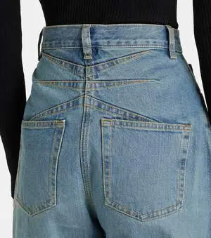 Alaïa High-rise Barrel-leg Jeans