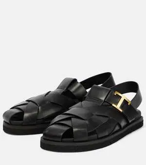 TOD'S Leather Sandals With Buckle Fastening