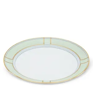 GINORI 1735 Colonna Diva Flate Plate - Verde