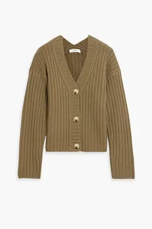 Ribbed Wool Cardigans