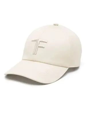 TOM FORD Logo-embroidered Cap - Neutrals