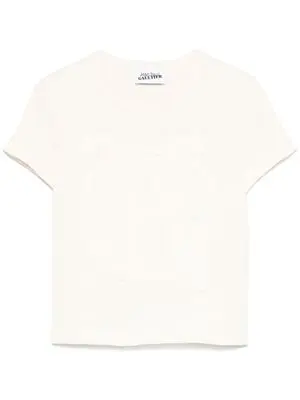 JEAN PAUL GAULTIER Waffle Logo-embossed T-shirt