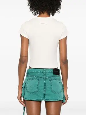 JEAN PAUL GAULTIER Waffle Logo-embossed T-shirt