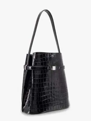 TOTEME Croco-effect Leather Bucket Bag