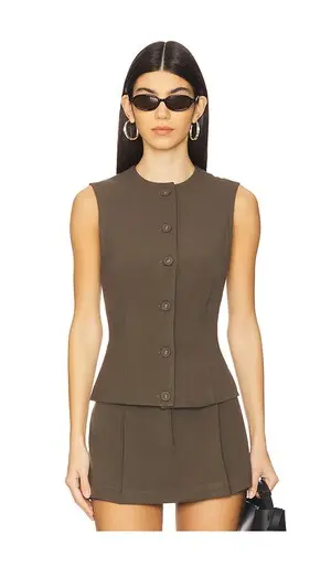 WeWoreWhat Button-down Vest